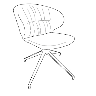Drop Metal Chair by Bontempi Casa • room service 360°