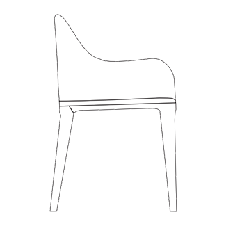 Hug Wood Dining Chair by Tonin Casa | room service 360°