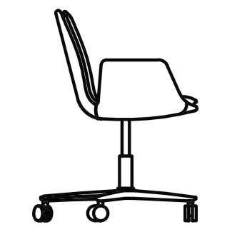 Lady Office Chair by eforma | room service 360°