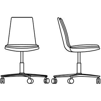 Lara Office Chair by eforma • room service 360°
