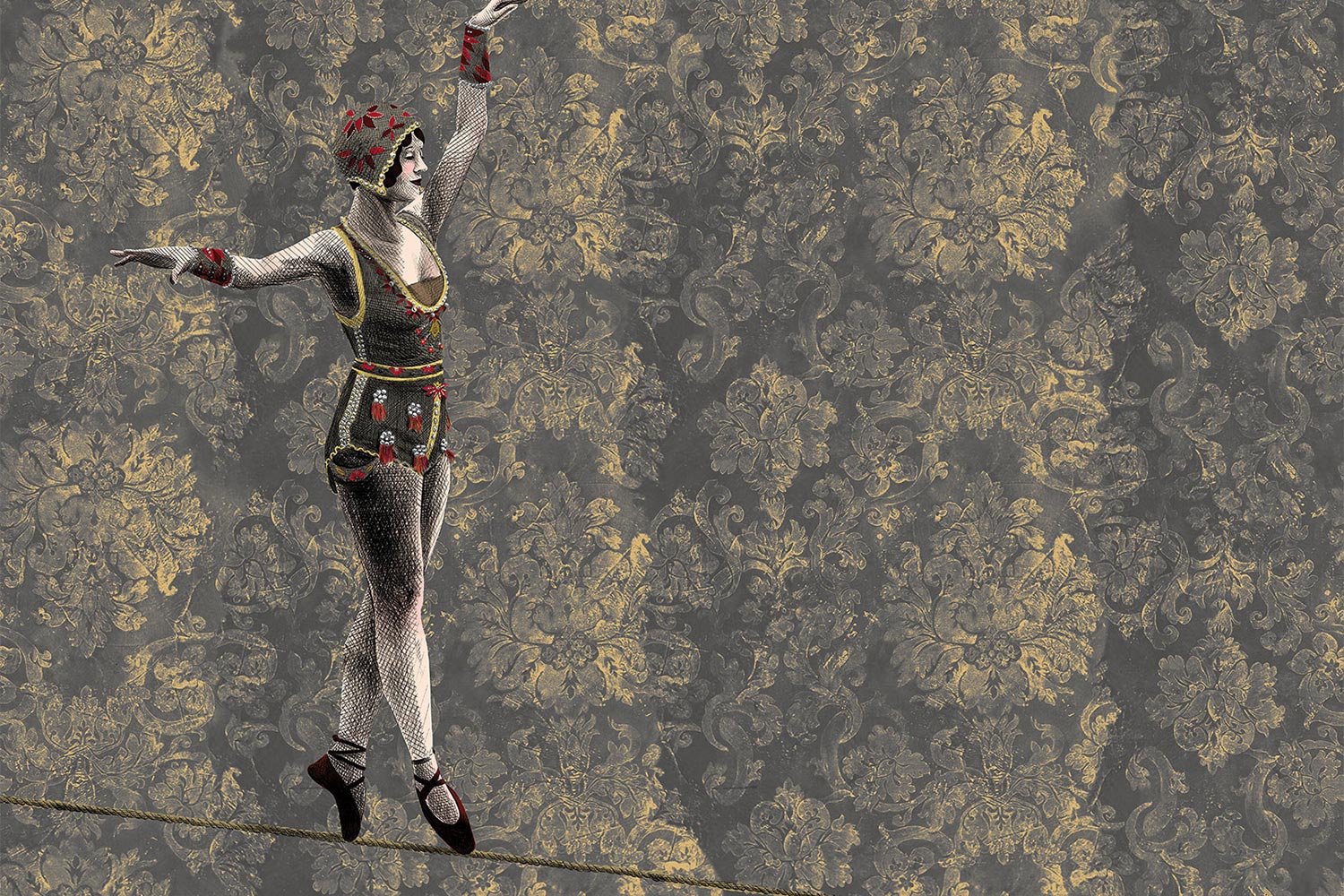 The Circus Leaves Town 14059 Wallpaper by LondonArt • room service 360°
