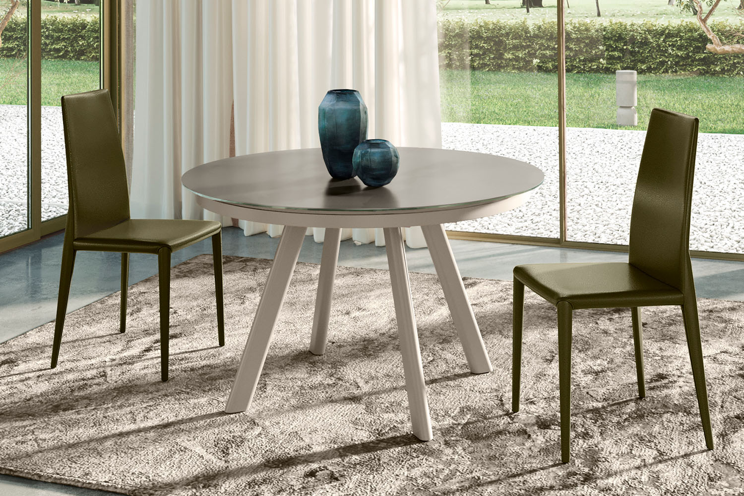 Brooklyn Round Kitchen Table by Ingenia Casa • room service 360°