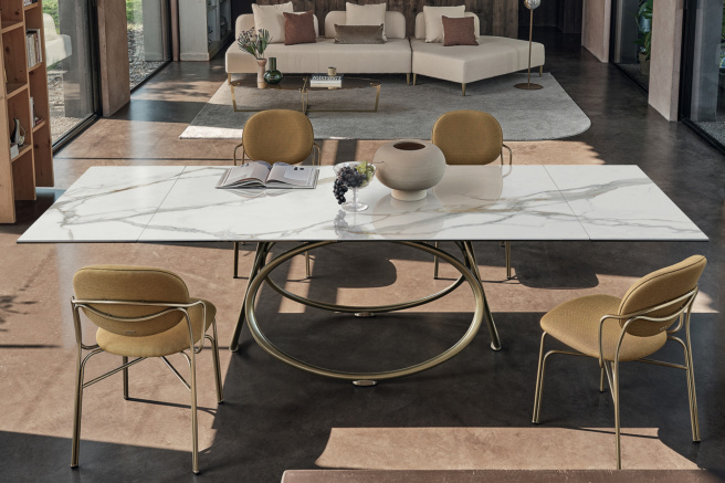 Louis Extension Dining Table by Bontempi Casa | room service 360°