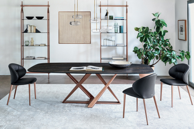 Millennium Barrel Dining Table by Bontempi Casa | room service 360°