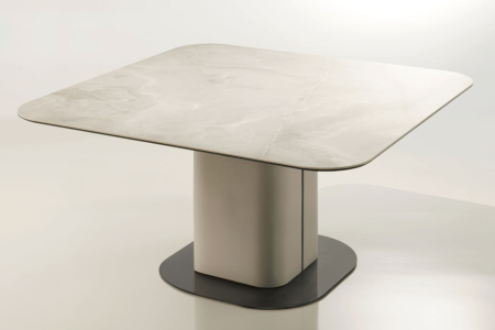 Milos Double Pedestal Dining Table Quickship by Gamma Arredamenti ...