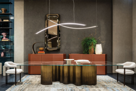 Papel Glass Dining Table by Cattelan Italia • room service 360°