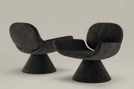 Youpi Swivel Dining Chair by Bonaldo • room service 360°