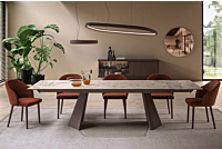Axel Extension Dining Table by Ozzio Italia | room service 360°