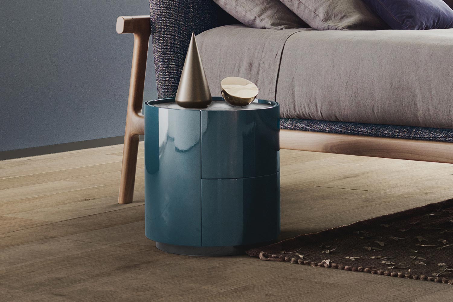 Dedalo 2-Drawer Nightstand by Pianca • room service 360°