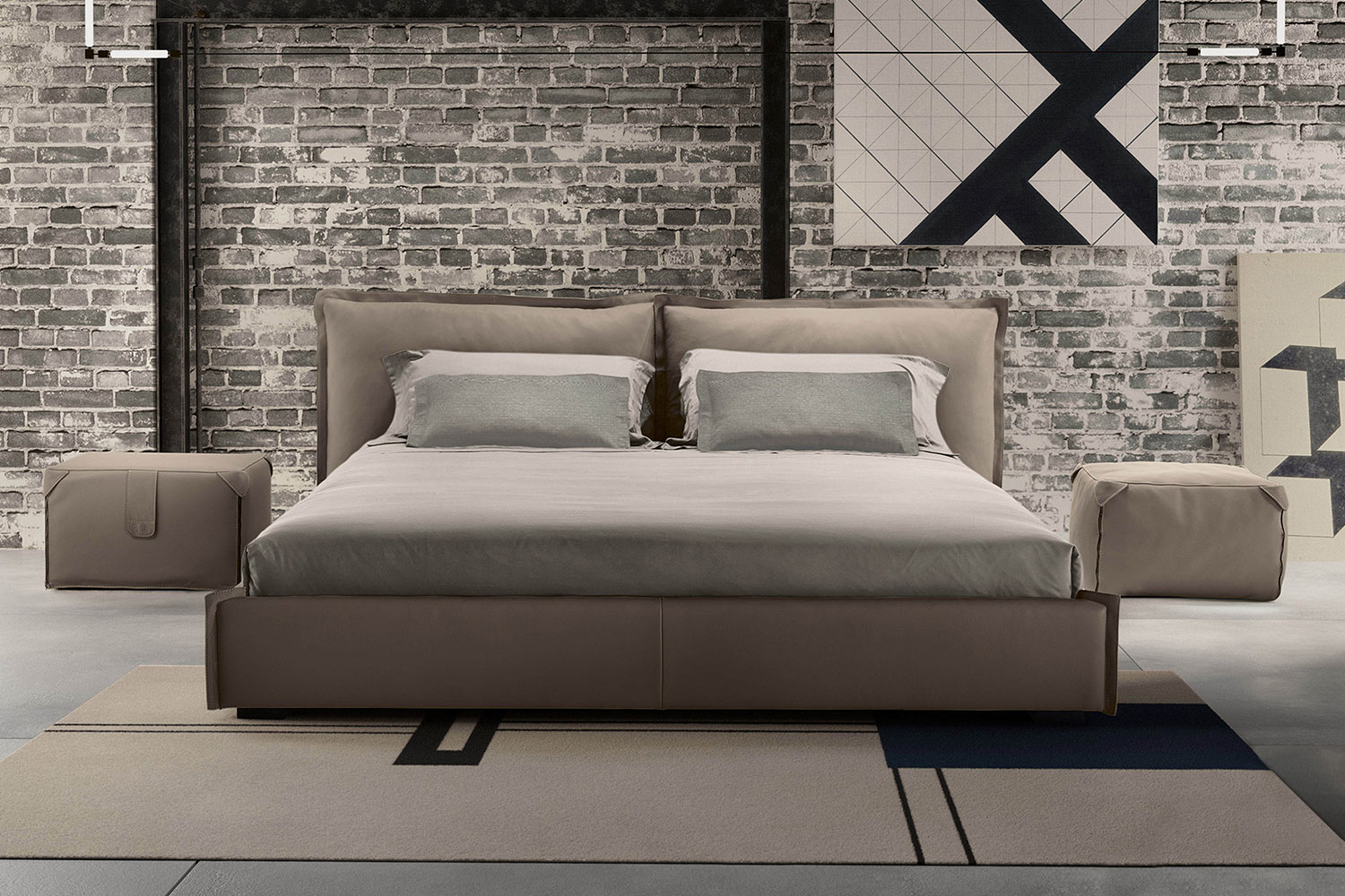Edge Night Bed by Gamma Arredamenti