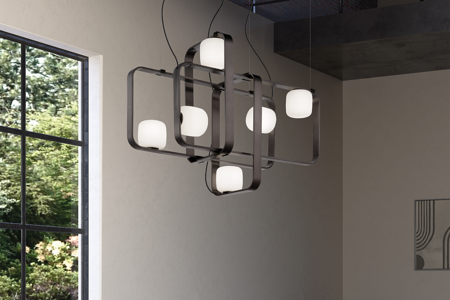 Groove Suspension Light by Vistosi Lighting • room service 360°