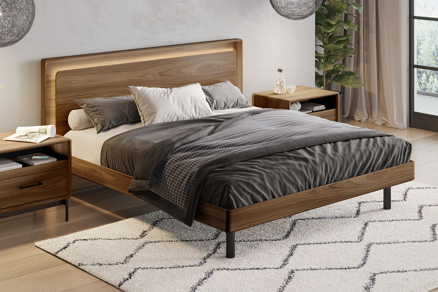 Up-Linq Bed by BDI | room service 360°