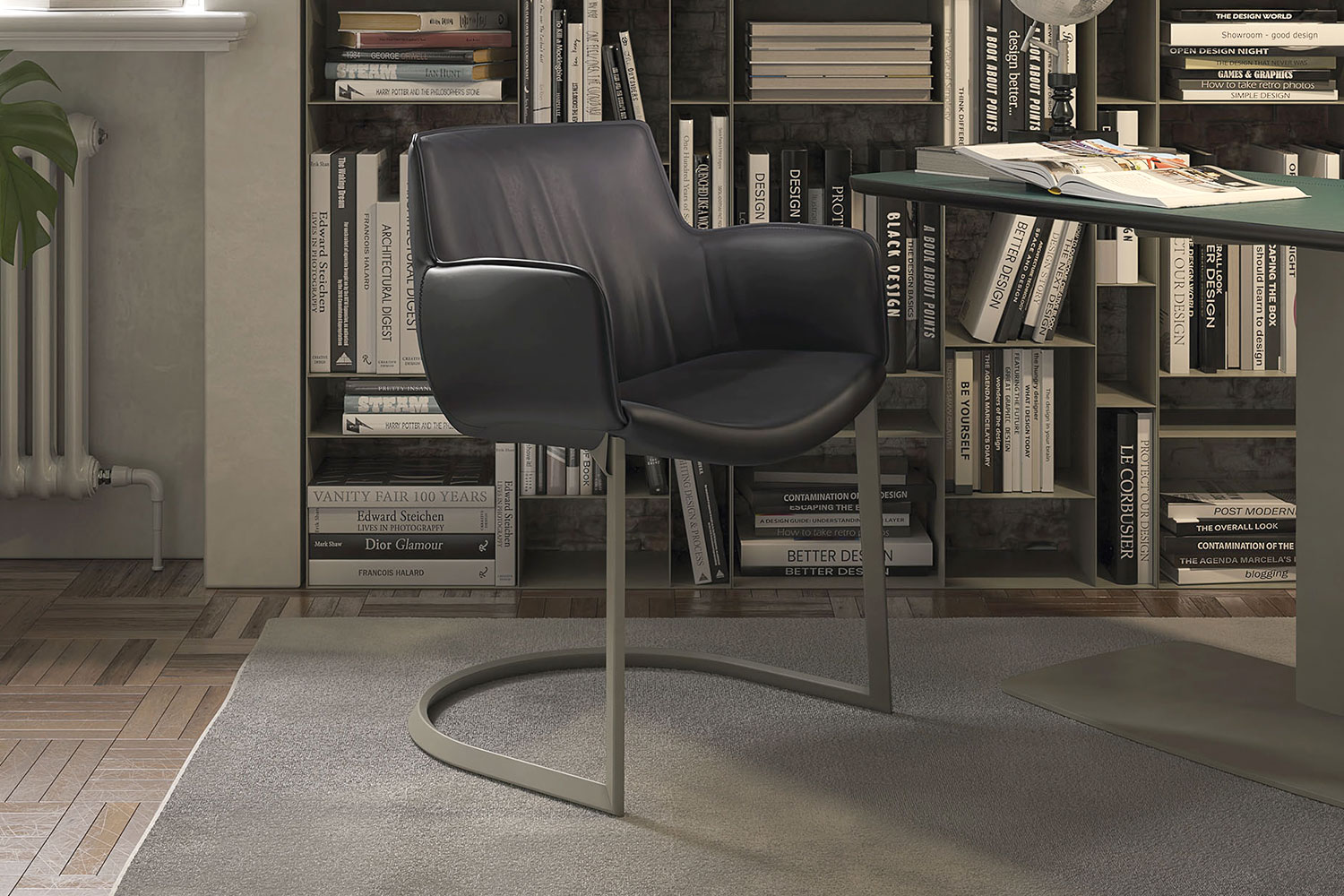 Rhonda Cantilever Dining Chair by Cattelan Italia | room service 360°