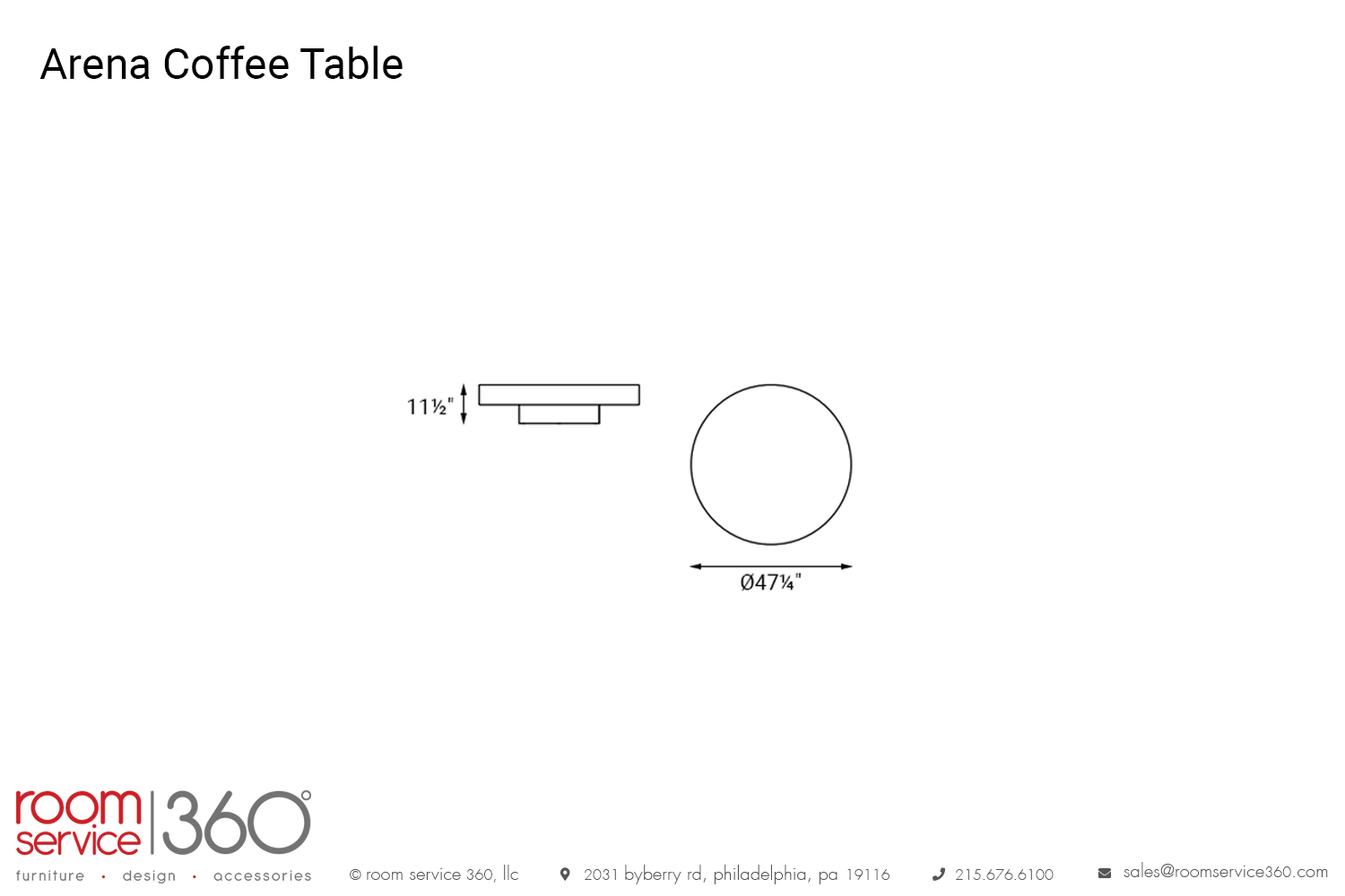 Arena Coffee Table by Cattelan Italia | room service 360°
