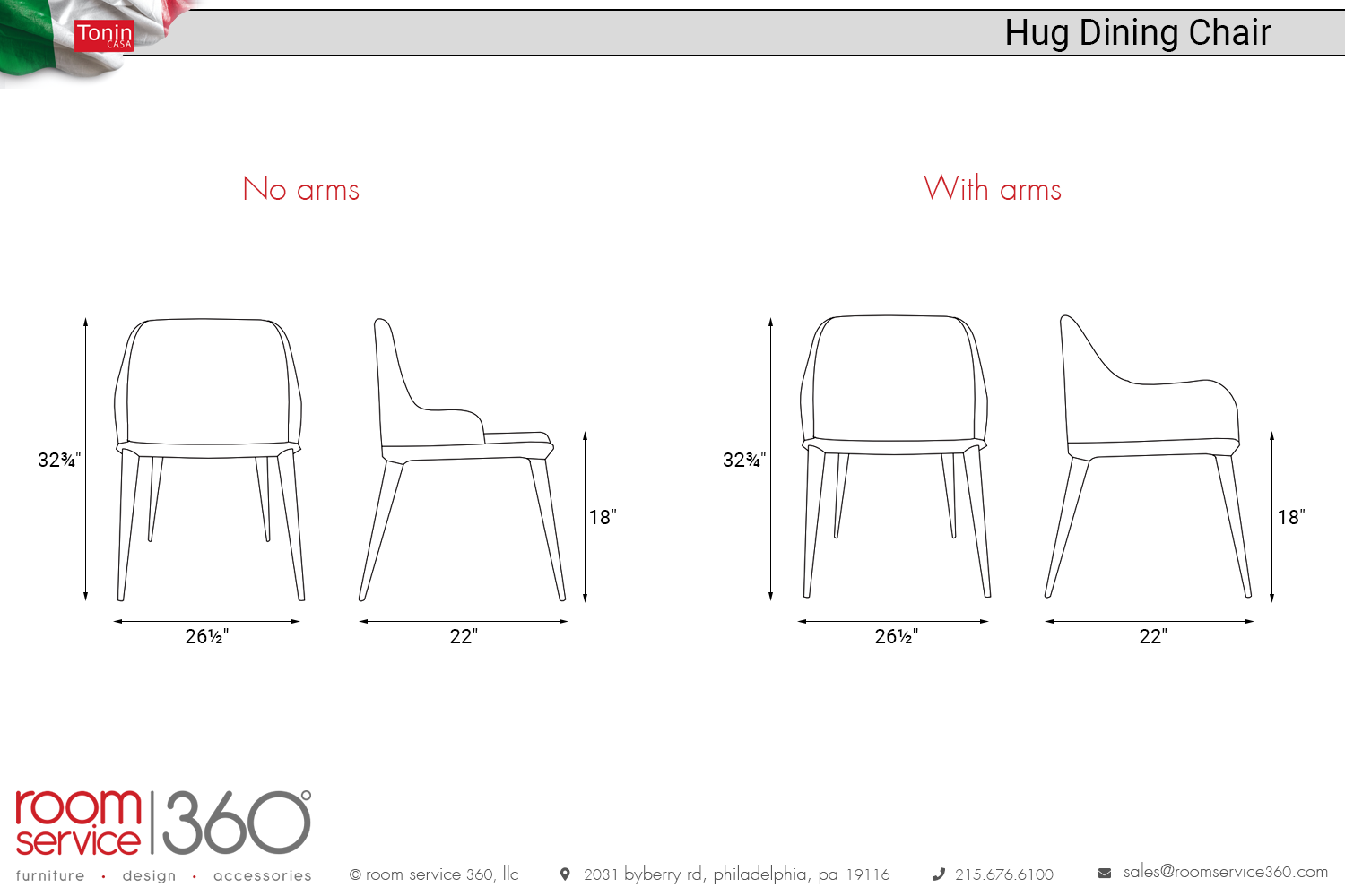 Hug Dining Chair by Tonin Casa | room service 360°