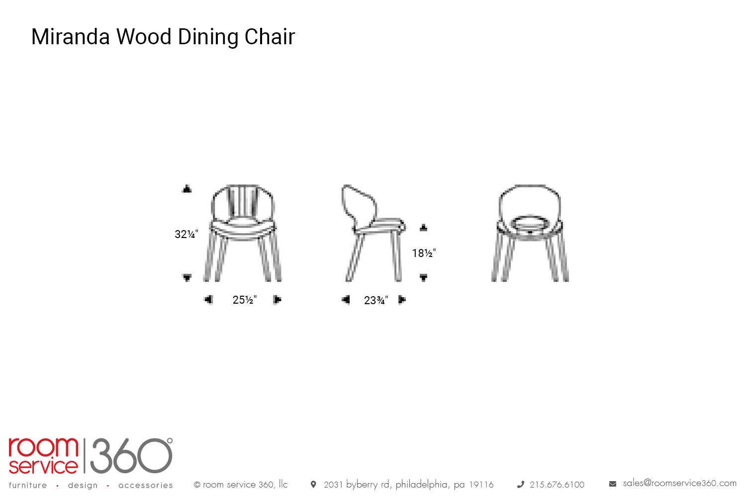 Miranda Wood Dining Chair by Cattelan Italia | room service 360°